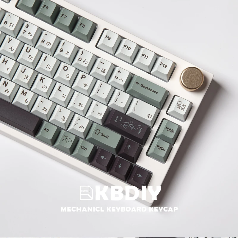 KBDiy GMK Misty Cereja Perfil PBT Keycaps, Teclado Mecânico, Keycap ...