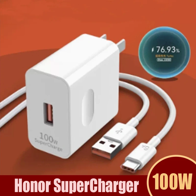 Honor-100W-Fast-Charger-EU-US-SuperCharge-Power-Adapter-1M-6A-Usb-Type ...