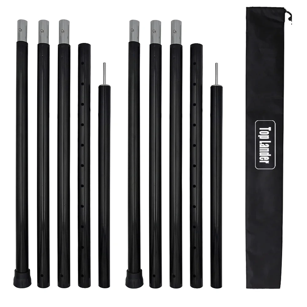 2-8m-Tarp-Poles-Adjustable-Aluminum-Heavy-Duty-Tarp-Support-Pole ...