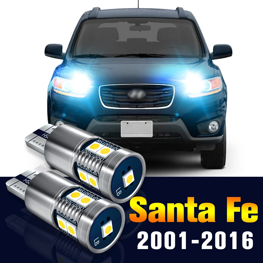 Bombilla de luz LED para estacionamiento, accesorio para Hyundai Santa Fe 1, 2, 3, 2001, 2016 ...