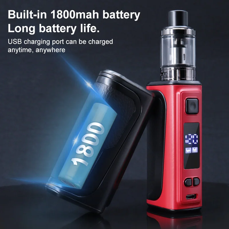 Cigarrillo electrónico Vape 120W Box Mod Kit batería integrada de ...