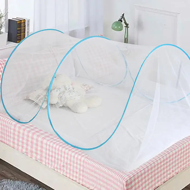 Summer-Fly-Net-For-Bed-Folding-Children-s-Bottomless-Sleep-Tent ...