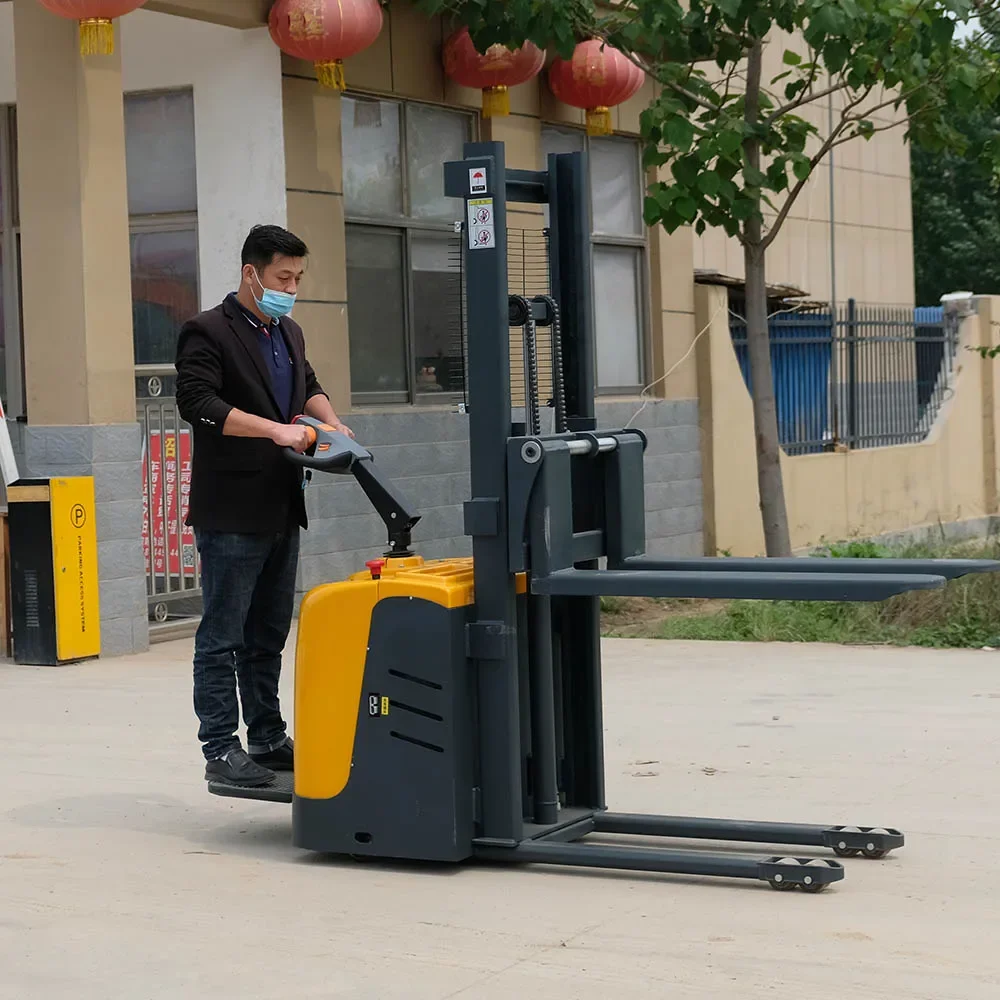 Shanding-CDD20-Max-load-2-ton-lift-3-Meters-Stand-Able-Electric-Pallet ...