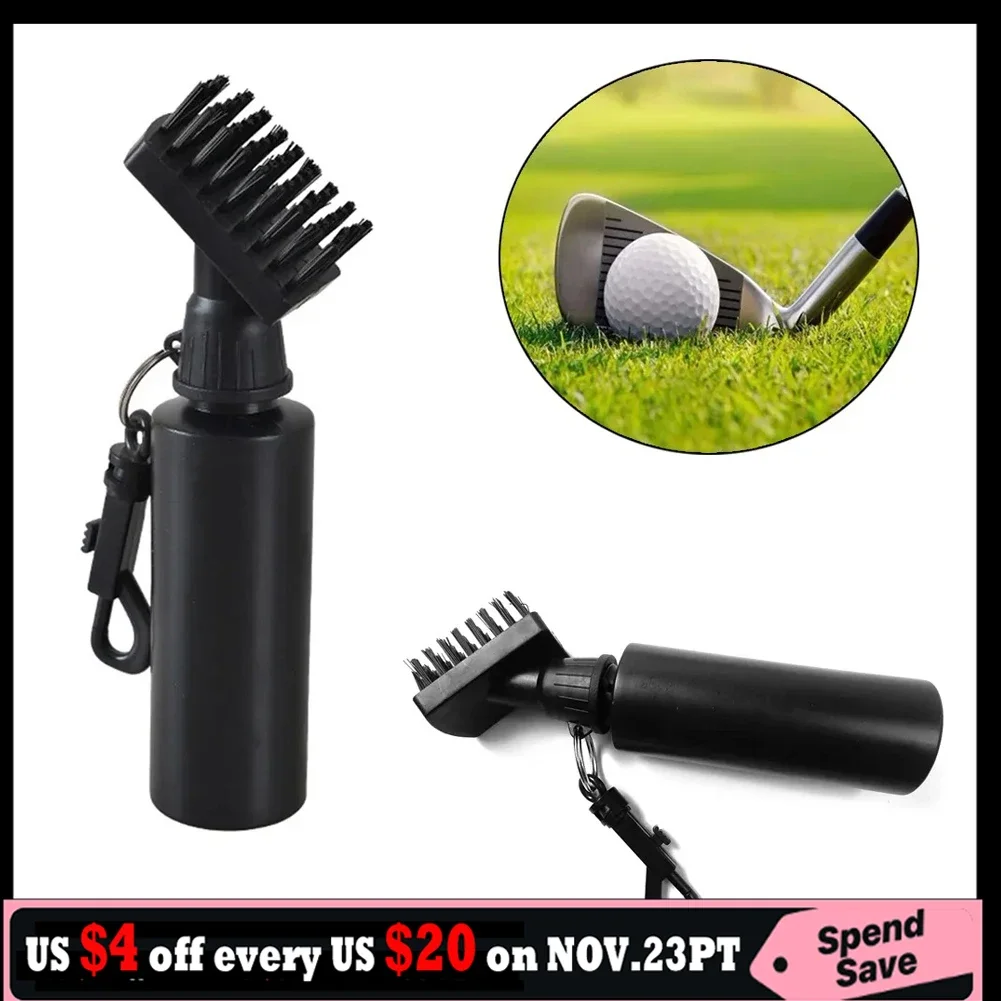 Golf-Cleaning-Tool-with-Water-Bottle-Clip-Golf-Club-Spray-Scrub ...