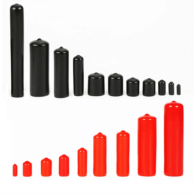 Rubber Sleeve Tip End Caps Waterproof Jacket Silicone Cap Head ...