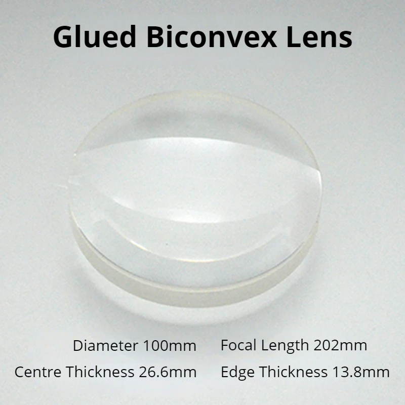 Diameter-100mm-F202-Optical-Glass-Achromatic-Doublet-Double-Convex-Lens ...