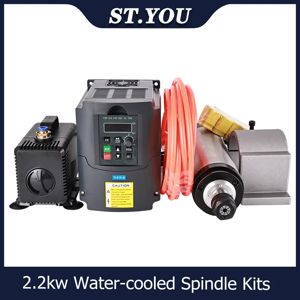 CNC-Spindle-Kit-1-5KW-Water-Cooled-Spindle-CNC-Spindle-1-5kw-Inverter ...