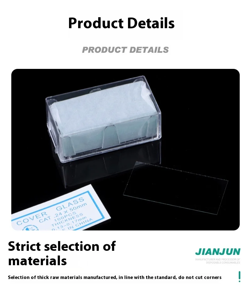 Microscope Coverslip Supply Multi-Specification Vacuum Packaging ...