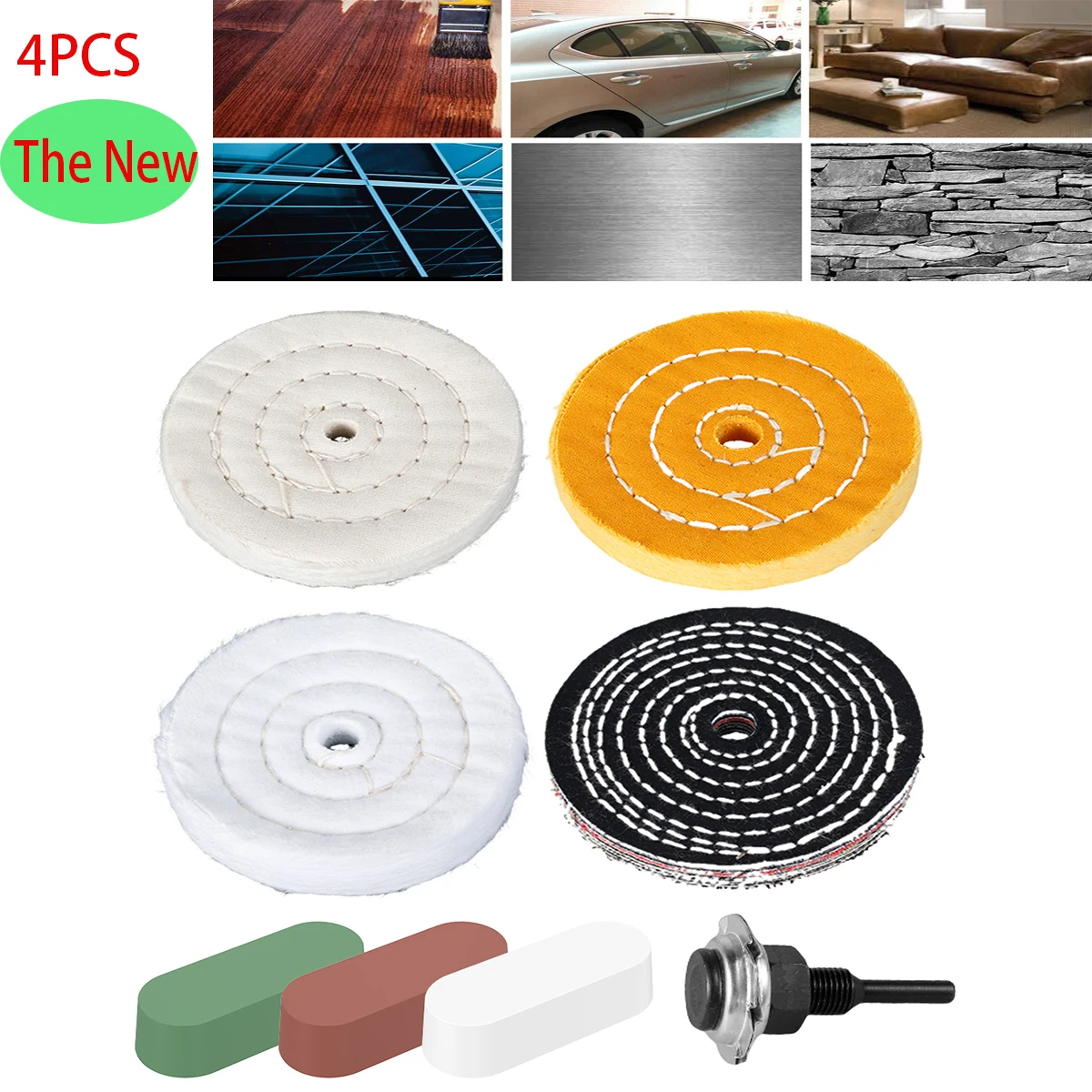 New-4-Inch-Polishing-Wheel-Reusable-Polishing-Composite-Kit-for-Jewelry ...