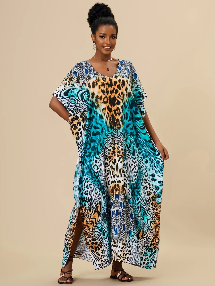 Womens Kaftan Beach Wear | Kaftans Plus Size Women | Plus Size Kaftan ...