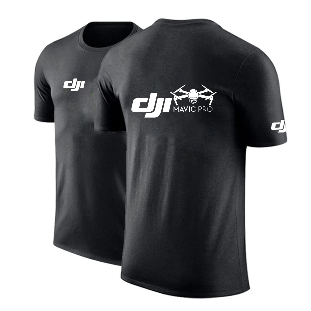 2023-Men-Dji-Professional-Pilot-Drone-Polo-Shirts-Summer-Striped-Print ...