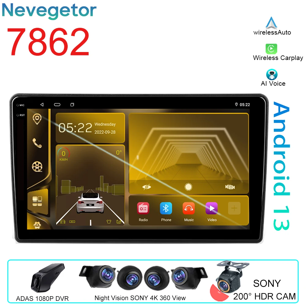 Car-Radio-For-Honda-Element-YH-2002-2011-Built-In-GPS-Navigation ...