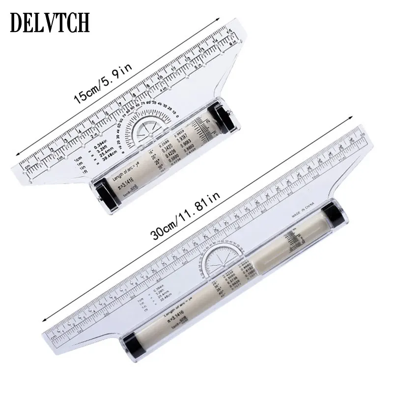 Parallel Ruler Balancing Scale Drawing Multi-purpose Professional ...