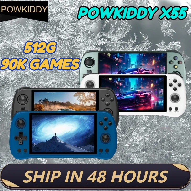 Powkiddy-X55-Handheld-Game-Console-5-5-INCH-1280-720-IPS-Screen-Linux ...