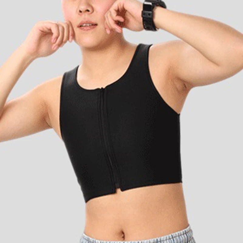 Women-Men-Chest-Flat-Vest-Transgender-Binders-Upgrade-And-Strengthen ...