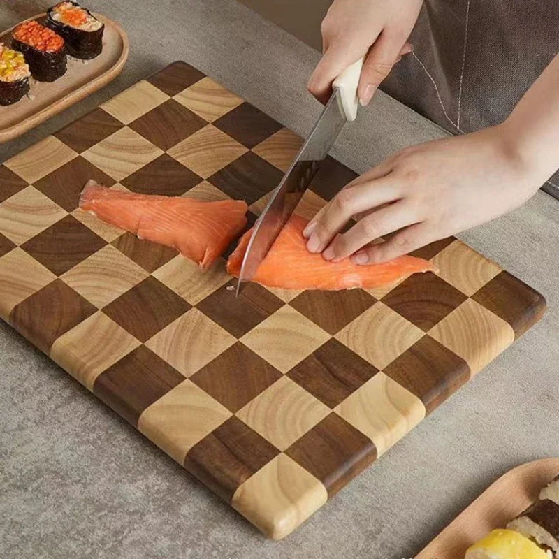 LARGE-Square-Cutting-Board-End-Grain-Butcher-Block-Whole-Wood-Chopping ...