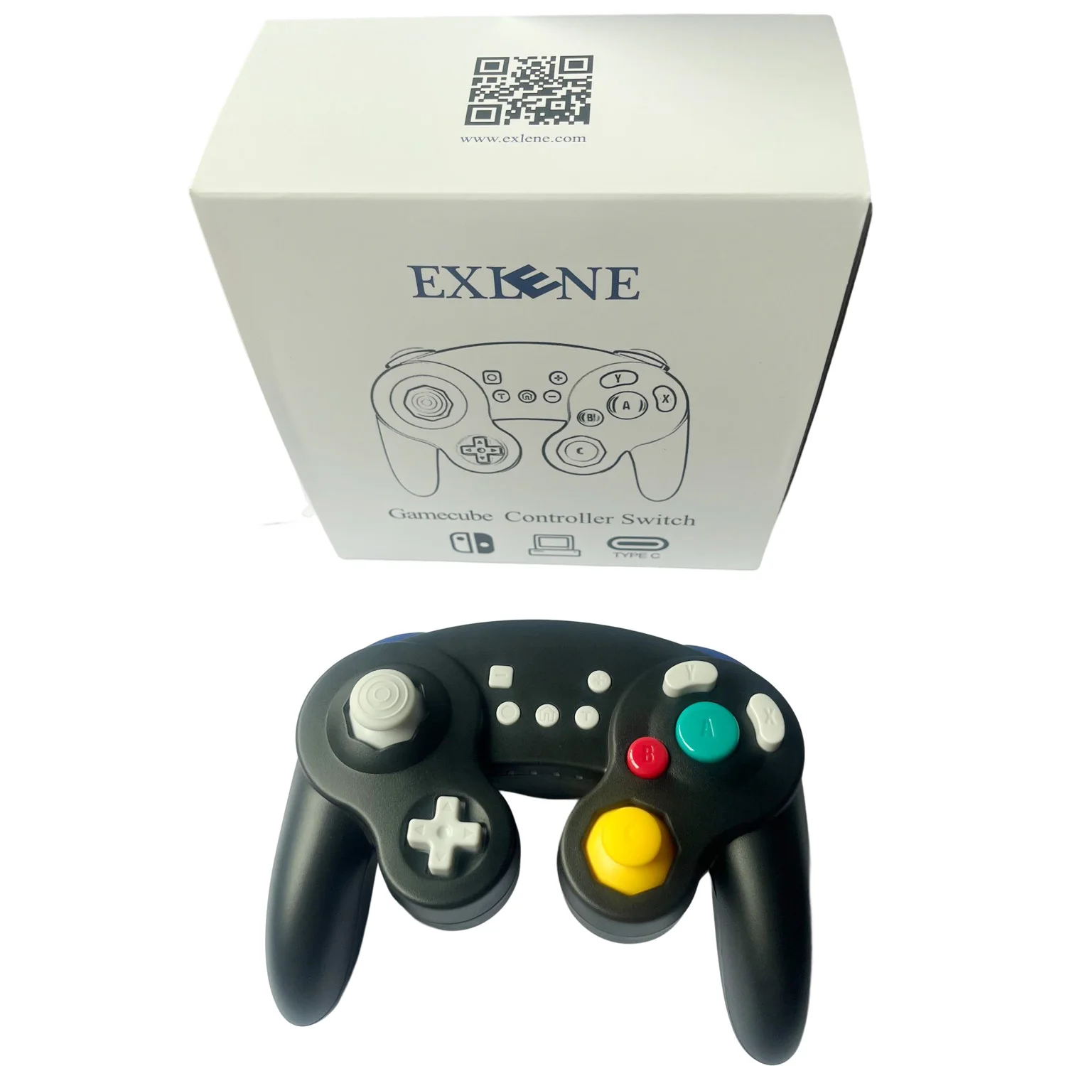 Exlene mando inalámbrico para nintendo switch, gamecube con wakeup ...