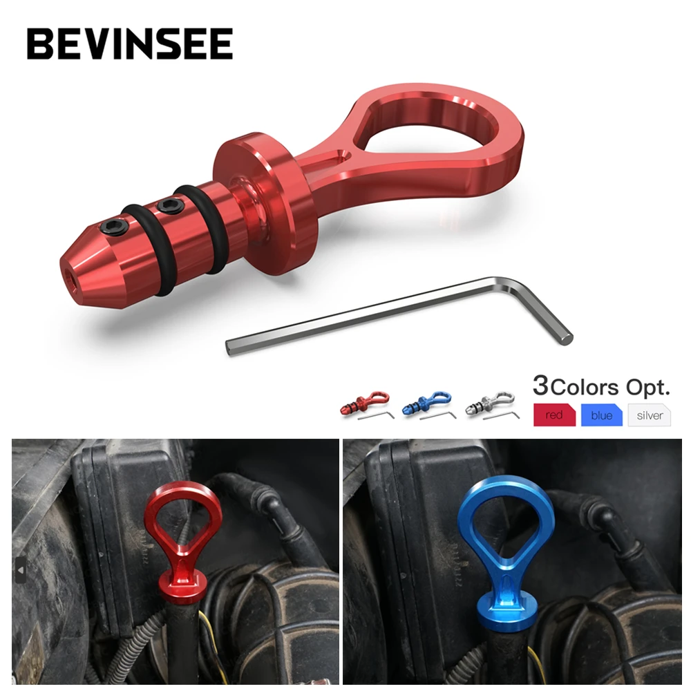 BEVINSEE-Aluminum-Oil-Dipstick-Handle-For-BMW-E46-E39-E85-E86-Z4-316i ...