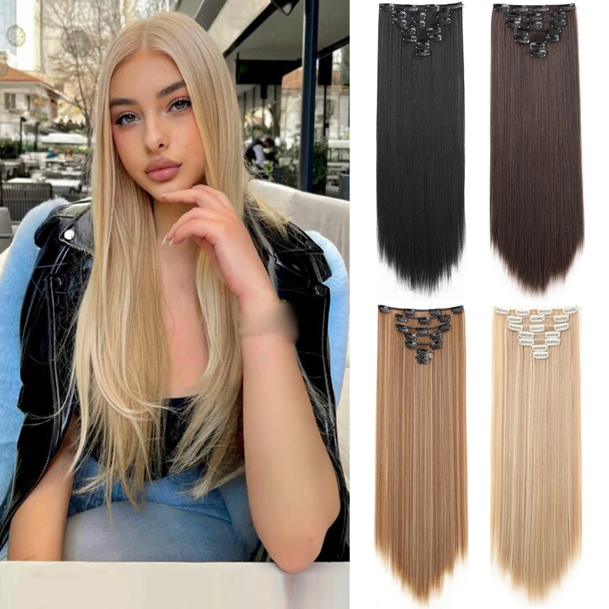 Clip-in-Hair-Extensions-7-Pcs-Set-Natural-Soft-Hair-Extensions-22 ...