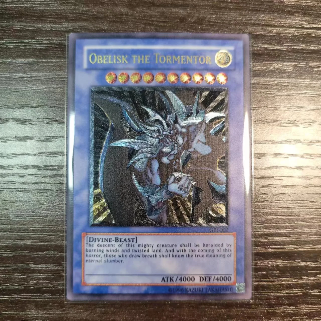 Yu Gi Oh Ultimate Rare GBI 002/Obelisk the Tormentor Children's Gift ...