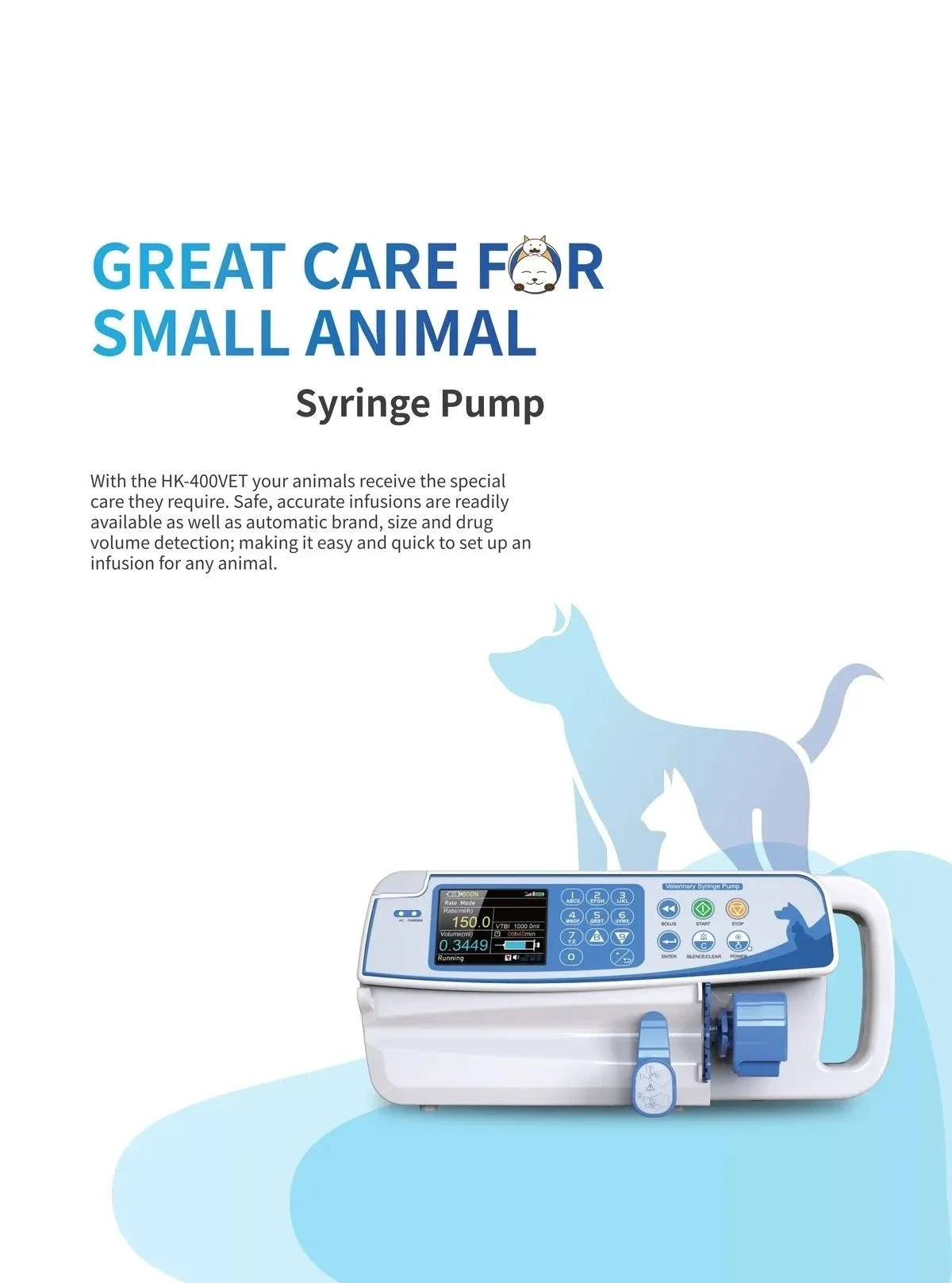 Medical Human Veterinary Real Time Alarm Multi Language Good Quality ...