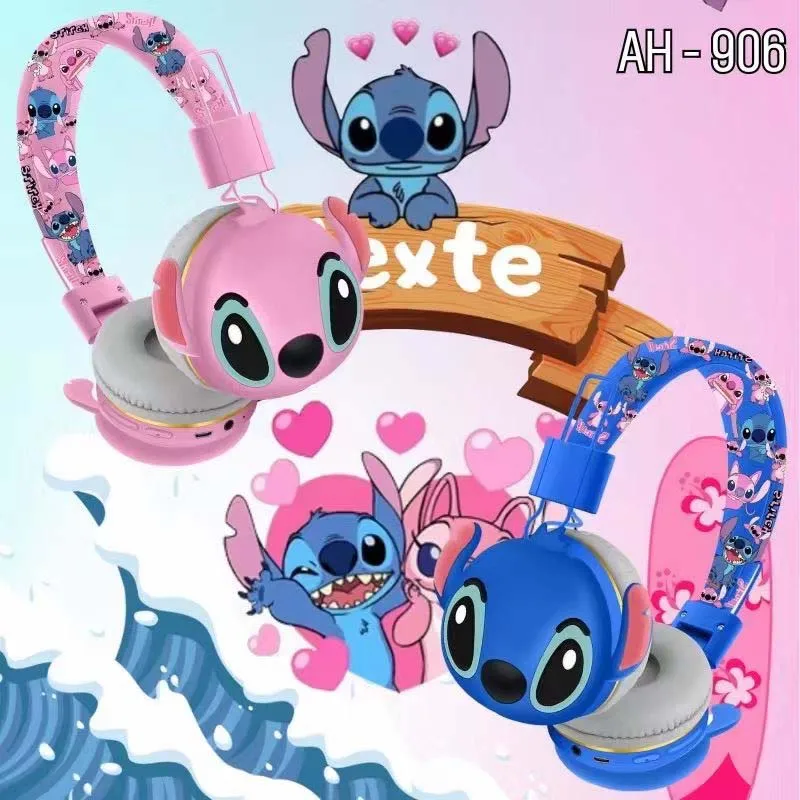 New-Stitch-Bluetooth-Headphones-AH-906-Disney-Wireless-Earbuds-HIFI ...