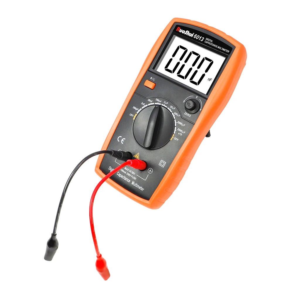 Mini Digital LCD Capacitance Meter Capacitor Tester 0.1pF - 20000uF ...