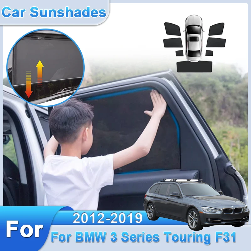 Car Mesh Visor For BMW 3 Series Touring F31 2012-2019 Sunscreen Anti UV ...