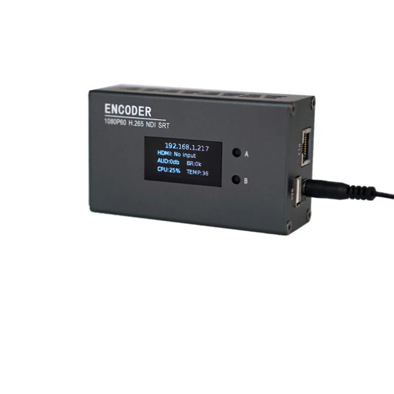 Novo Encoder Enc1 H.264 H.265 1080p Ao Vivo Streaming De Vídeo ...