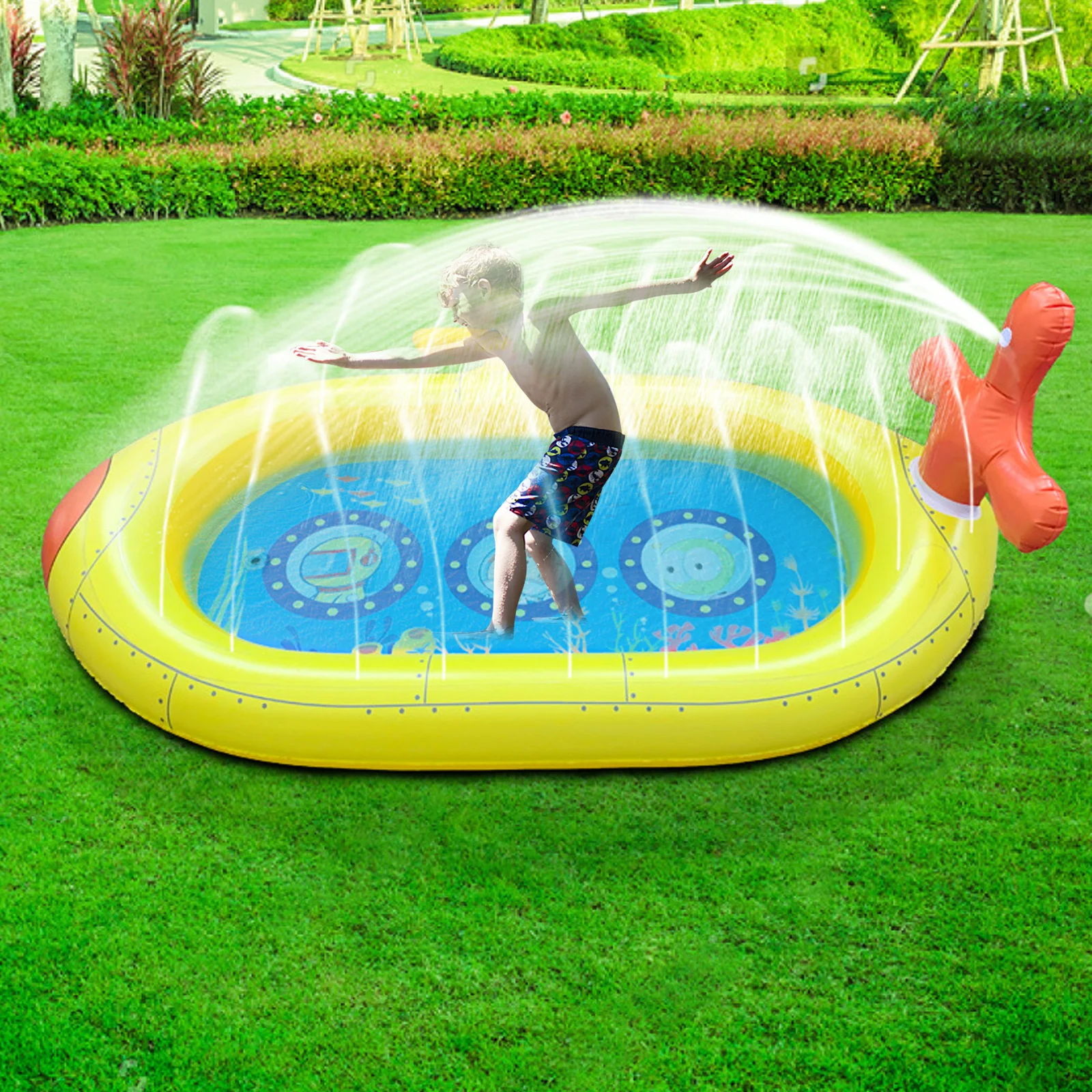 2022-Large-Inflatable-Sprinkler-Pool-for-Kids-Splash-Water-Playing-Pad ...
