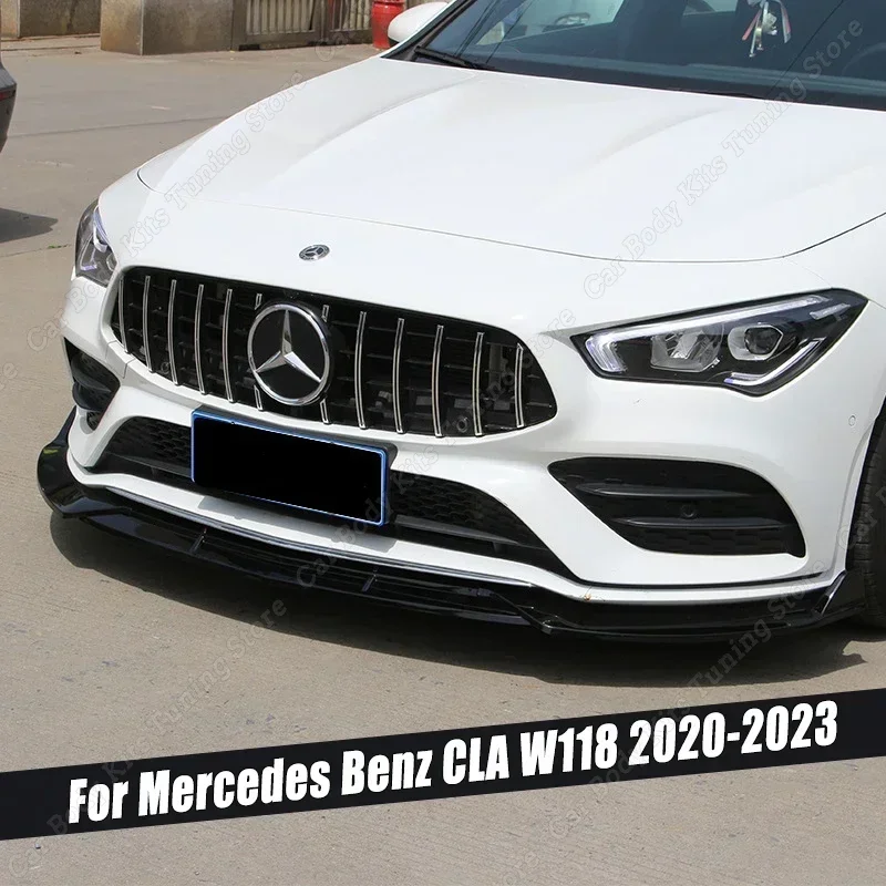 Front-Bumper-Lip-Splitter-Diffuser-Body-Kits-Spoiler-Guard-for-Mercedes ...