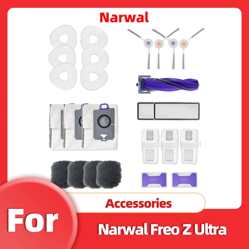 For나르왈 Narwal Freo Z Ultra Robot Vacuum Cleaner Parts Side Brush Insert ...