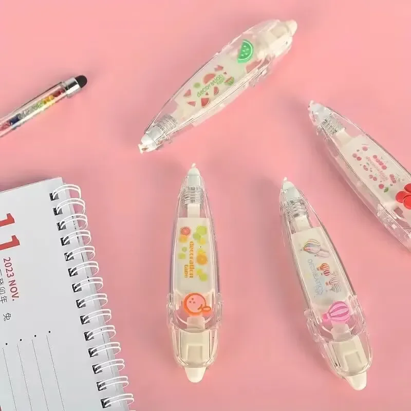 Cartoon Correction Tape Decorative Press Type Decorative Pen Tape ...