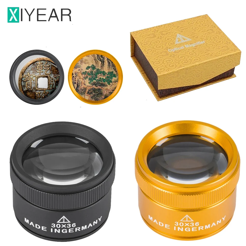 30X-Portable-Pocket-Reading-Magnifier-Optics-Loupes-Mini-Desk-Magnifier ...