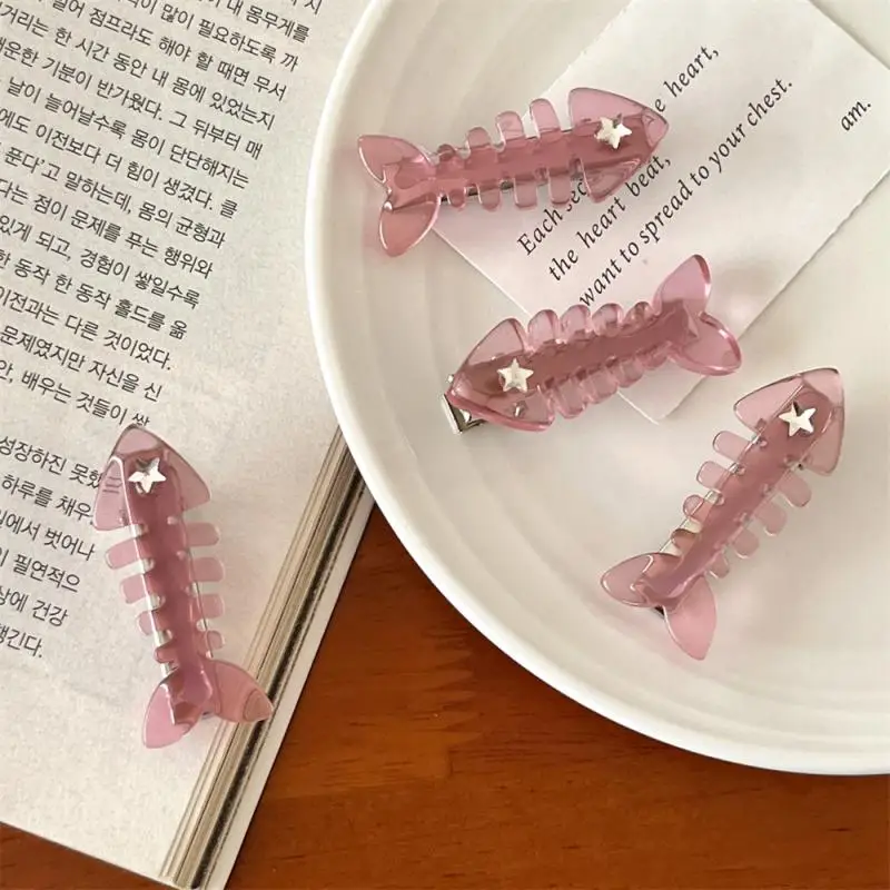 Hairpin-Y2K-Pink-Small-Fish-Barb-Hairpin-Style-Duck-Mouth-Clip-Design ...