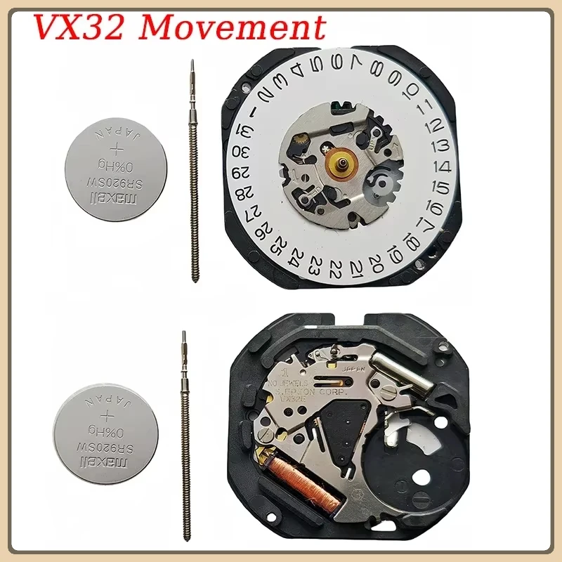 VX32 Movement with Date Watch Movement Japan Movement VX32E ...