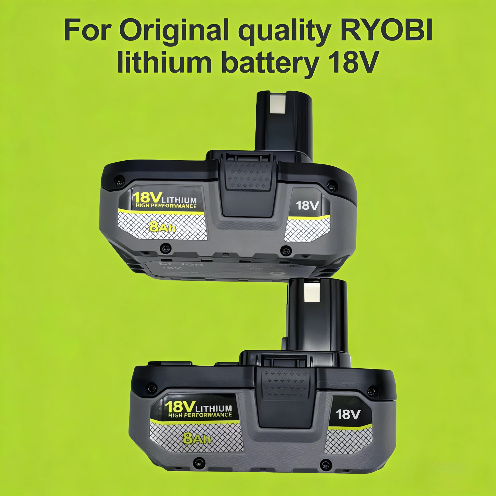 Nova bateria de lítio de alto desempenho RYOBI 18V sem efeito de ...