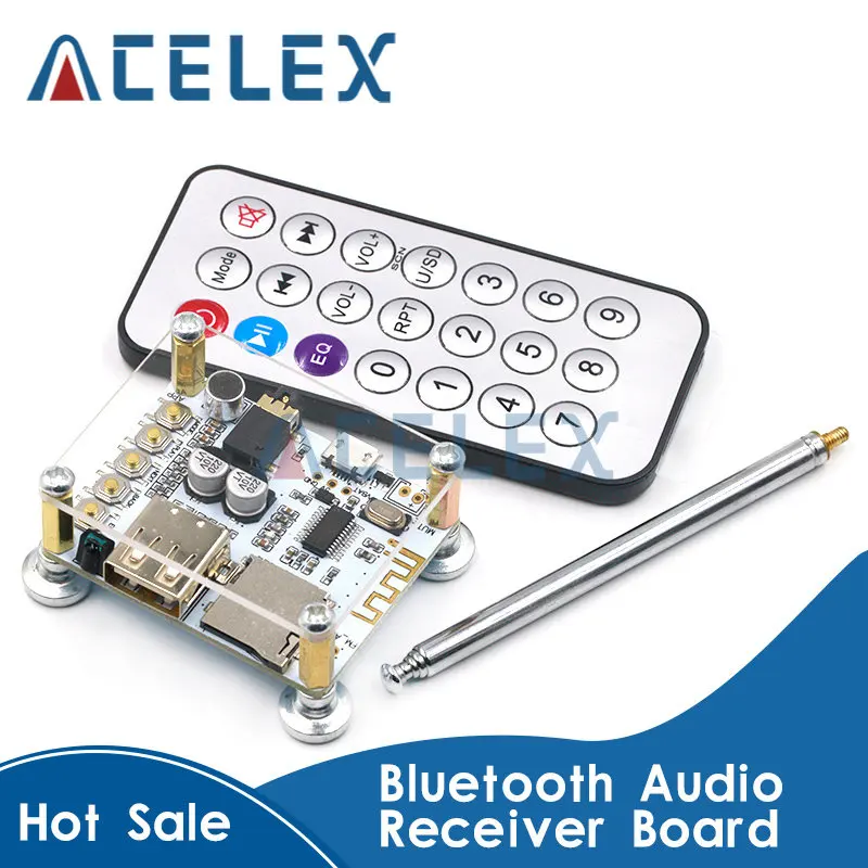 V5.0 V4.2 Bluetooth Audio Receiver board with USB TF card Slot decoding ...