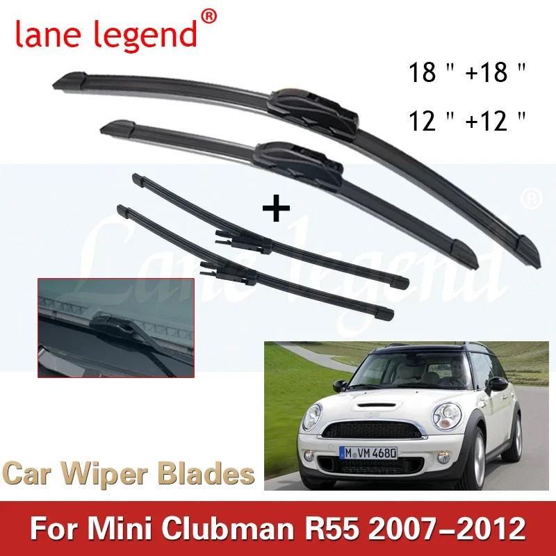 2009 Mini Cooper Windshield Wipers Wiper Blades 11.75" Rear Oem
