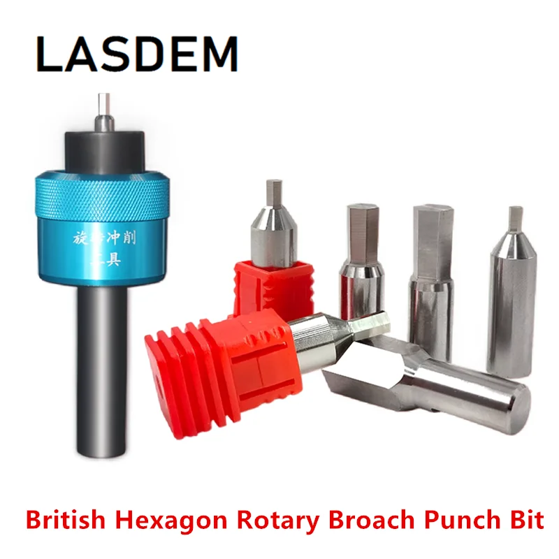 1/2 Inch 12.7mm British System Hexagon Rotary Broach Punch Bit High ...