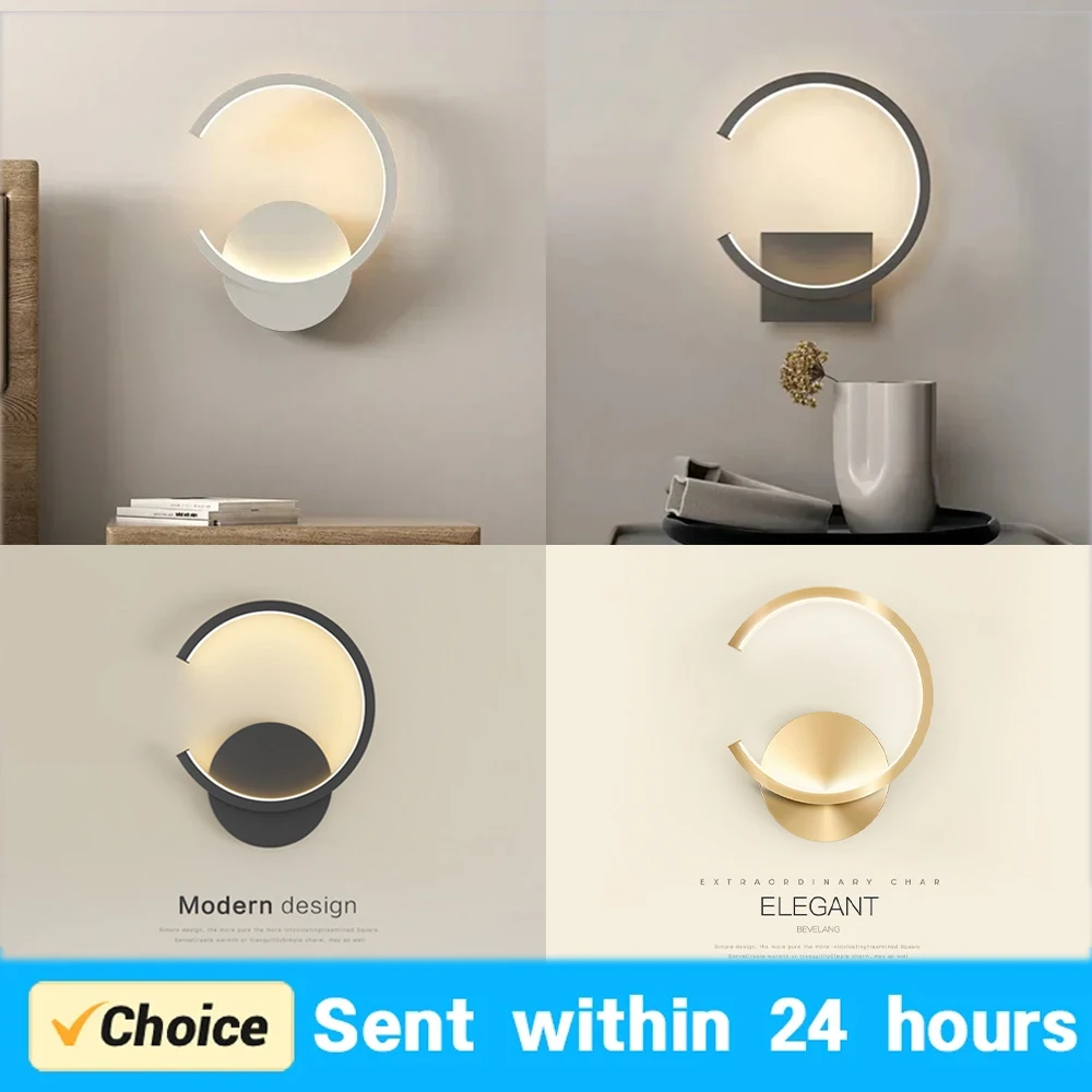 Modern-LED-Wall-Light-Aluminum-C-Shaped-Wall-Lamp-for-Living-Room ...