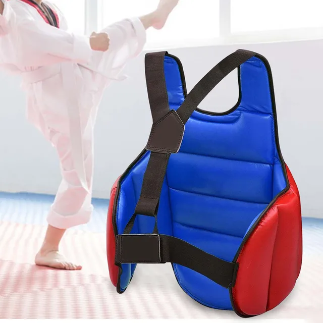 Karate Chest Guard,Unisex Adult Child Taekwondo Karate Chest Guard Vest ...
