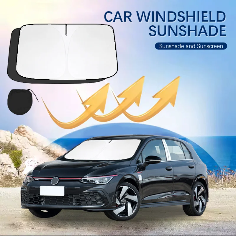 Car Windshield Sun Shade Covers for Front Window Sunscreen UV Parasol ...