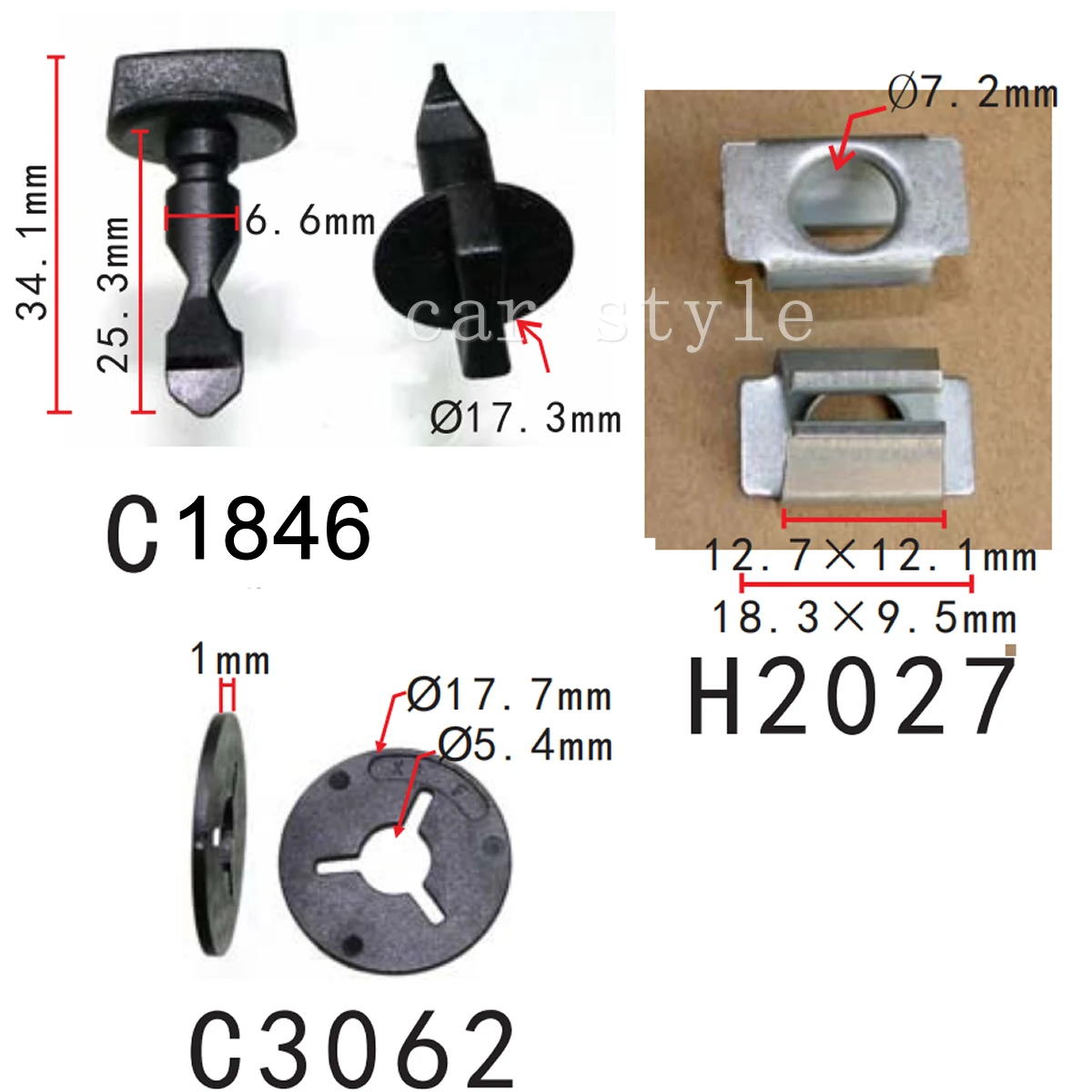 50/100 OEM 자동 스커트 라이닝 포지셔너 벤츠 0009917398 바디 사이드 로어 가드 패스너 로커 몰딩 클립 실러 ...