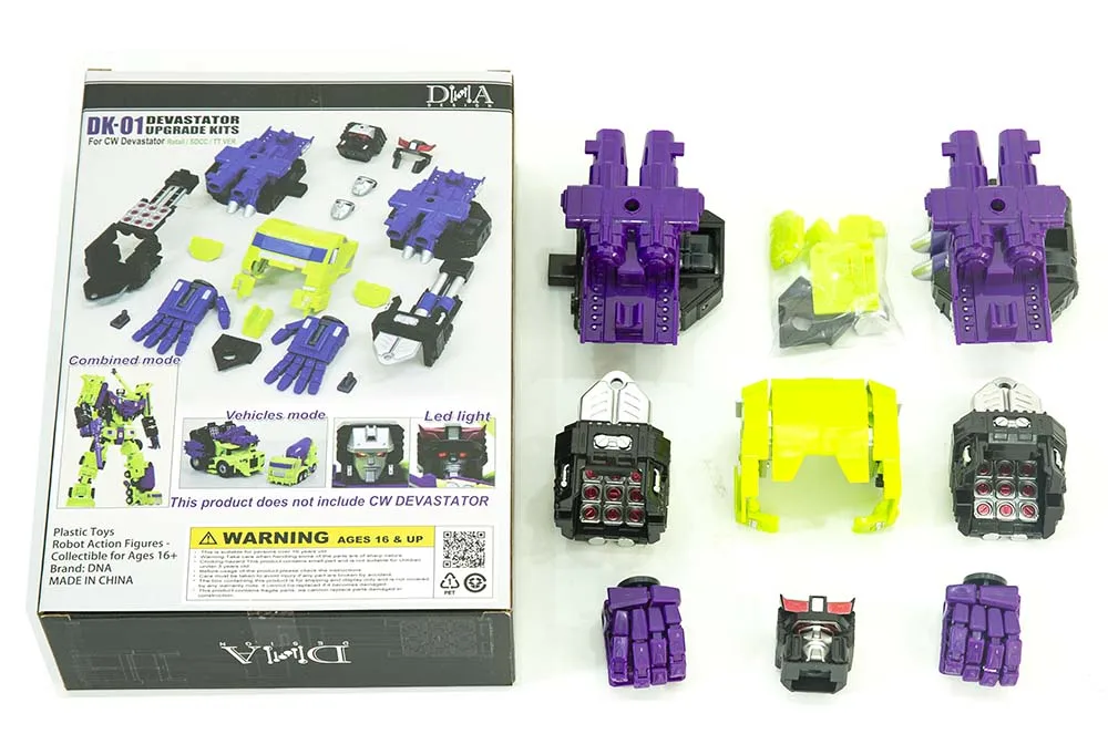 Новые игрушки-трансформеры DNA Design DK-01 DK01 Комплекты обновлений ...