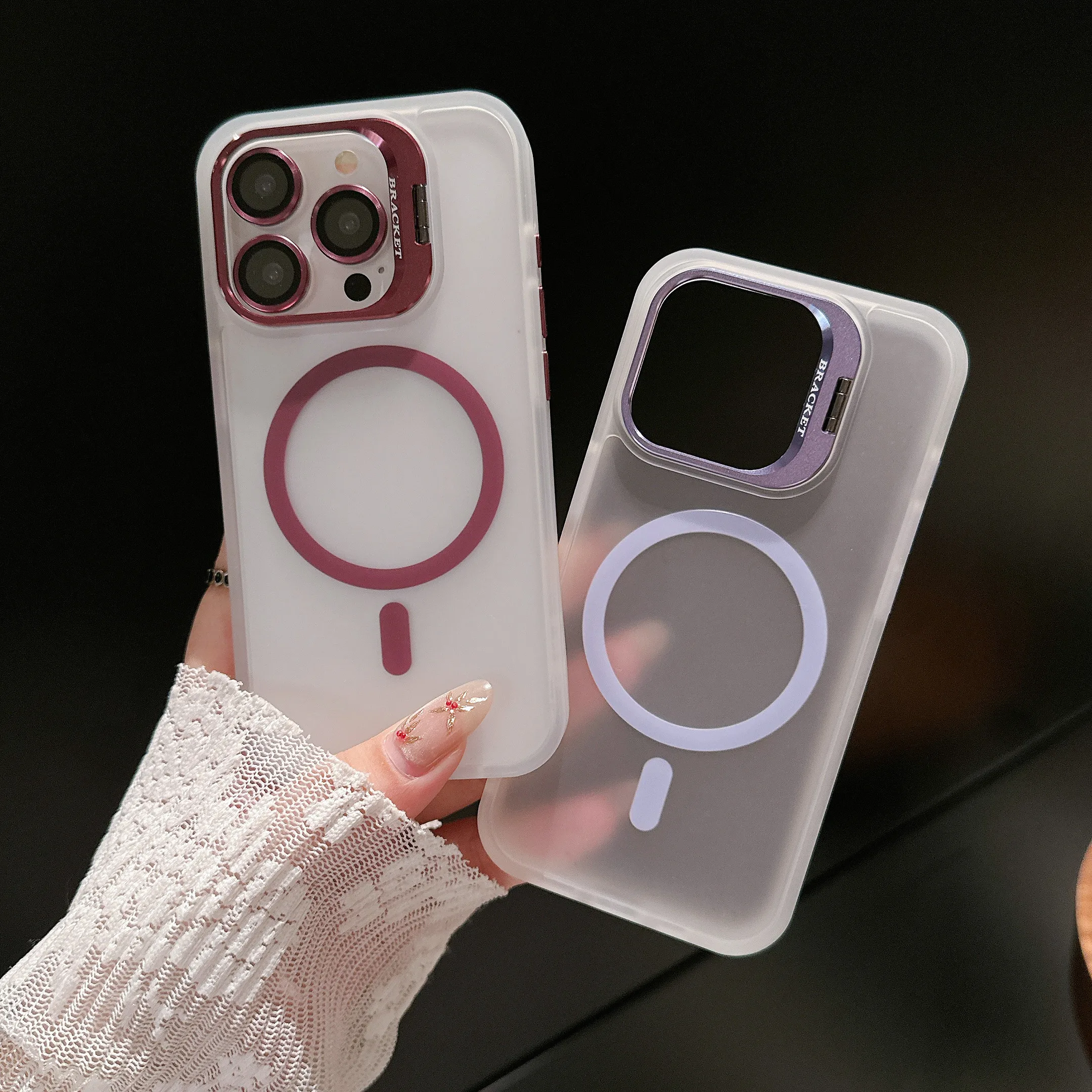 invisible-Bracket-Phone-Case-For-iPhone-12-13-14-15-Pro-Max-15-Plus ...