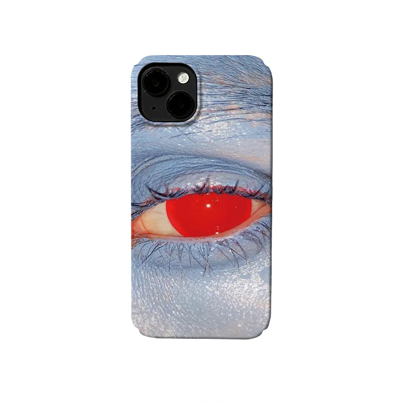 New Niche Blood Eye Phone Case for iPhone 16 15 14 13 12 11 Pro Max XS ...