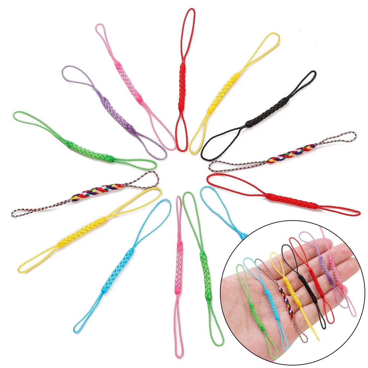 9cm-5pcs-artificial-silk-woven-double-ended-mobile-phone-rope-mobile ...