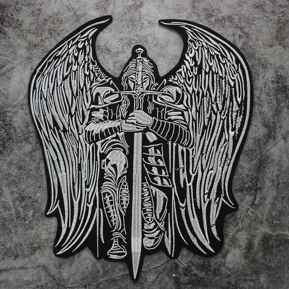 military-generals-with-sword-Embroideried-Patch-Ancient-Guardian-Badges ...