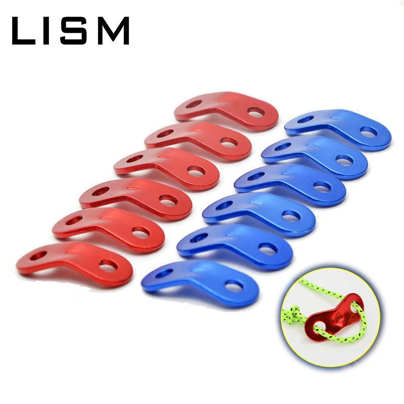 10pcs-Tent-Cord-Buckles-Aluminium-Alloy-Outdoor-Camping-Wind-Rope ...